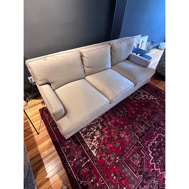 Barbara Barry for Baker Furniture Silk Sofa | Chairish