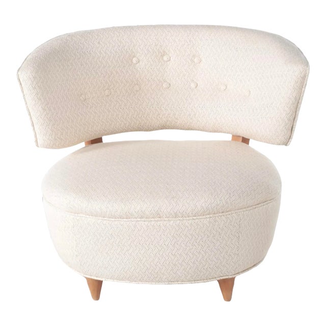Gilbert Rohde Slipper Tub Lounge Chair, 1940's | Chairish