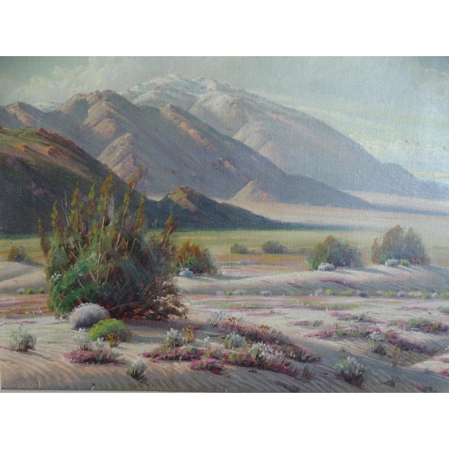 1950s Paul Grimm Desert Extremities Oil on Canvas Painting, Framed ...