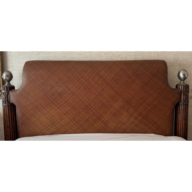 Thomasville Ernest Hemingway King Size Kilimanjaro Bedframe | Chairish