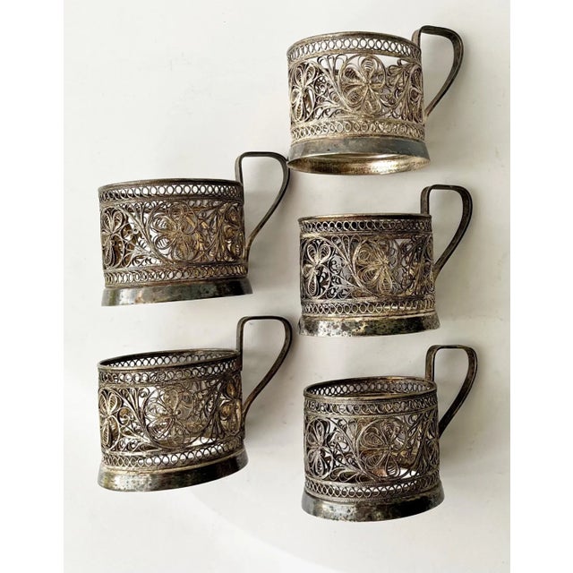 1950s Kazakov Factory of Art Products, Ussr- Set of 5 | Chairish