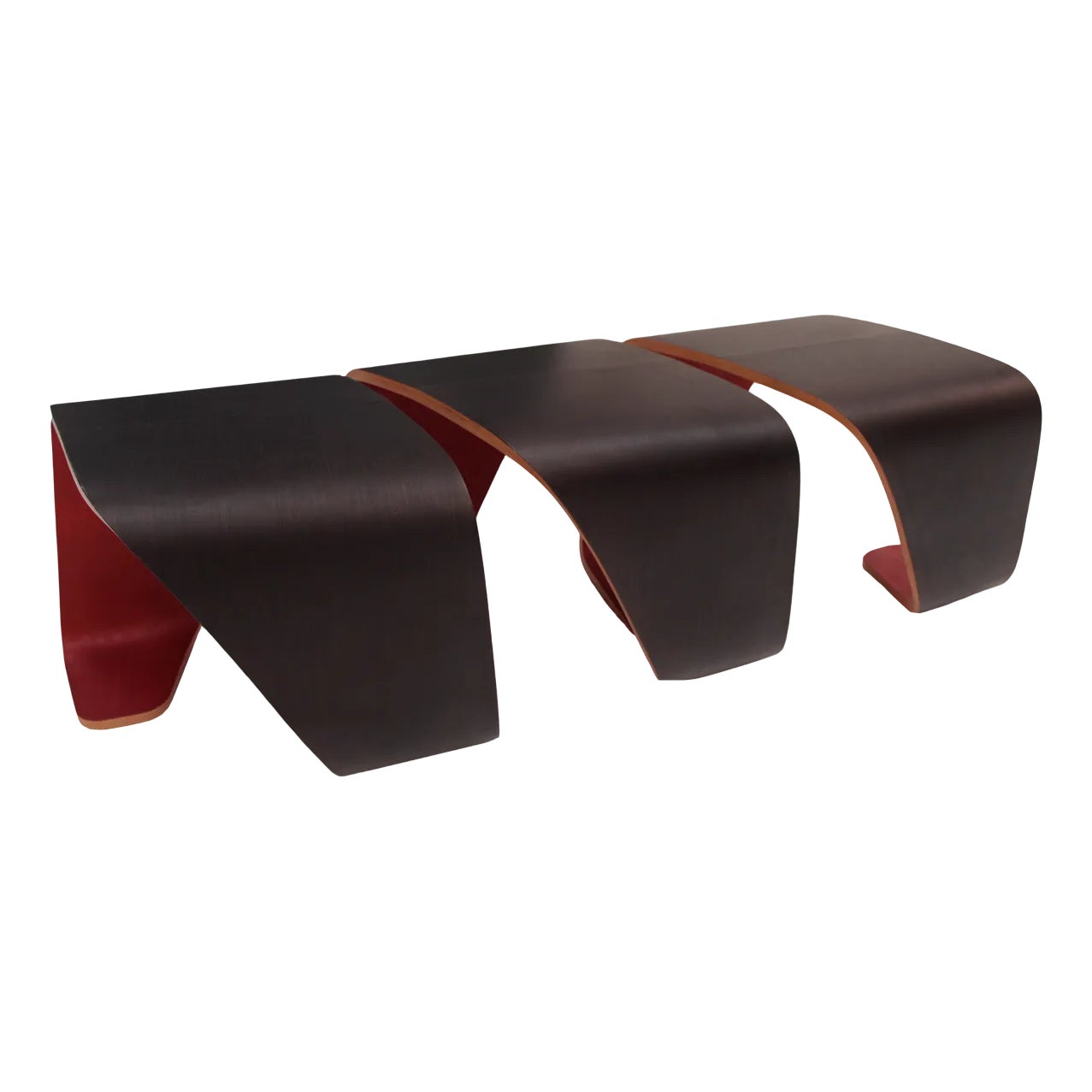 DNA Modular Bench in Wood attributed to Leonardo Rossano and Debora ...