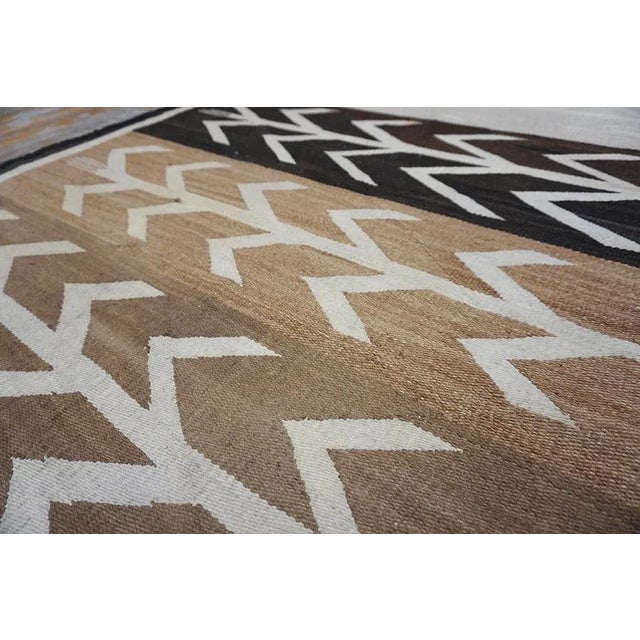 Early 20th Century American Navajo Style Carpet With Corn Design | Chairish