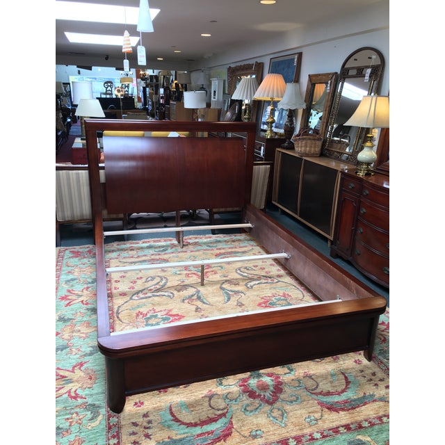 Shermag Contour Contemporary Queen Bed | Chairish