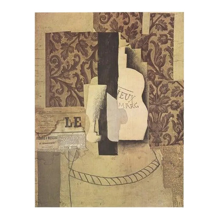 Pablo Picasso Still Life, Bottle and Glass, 1990 | Chairish