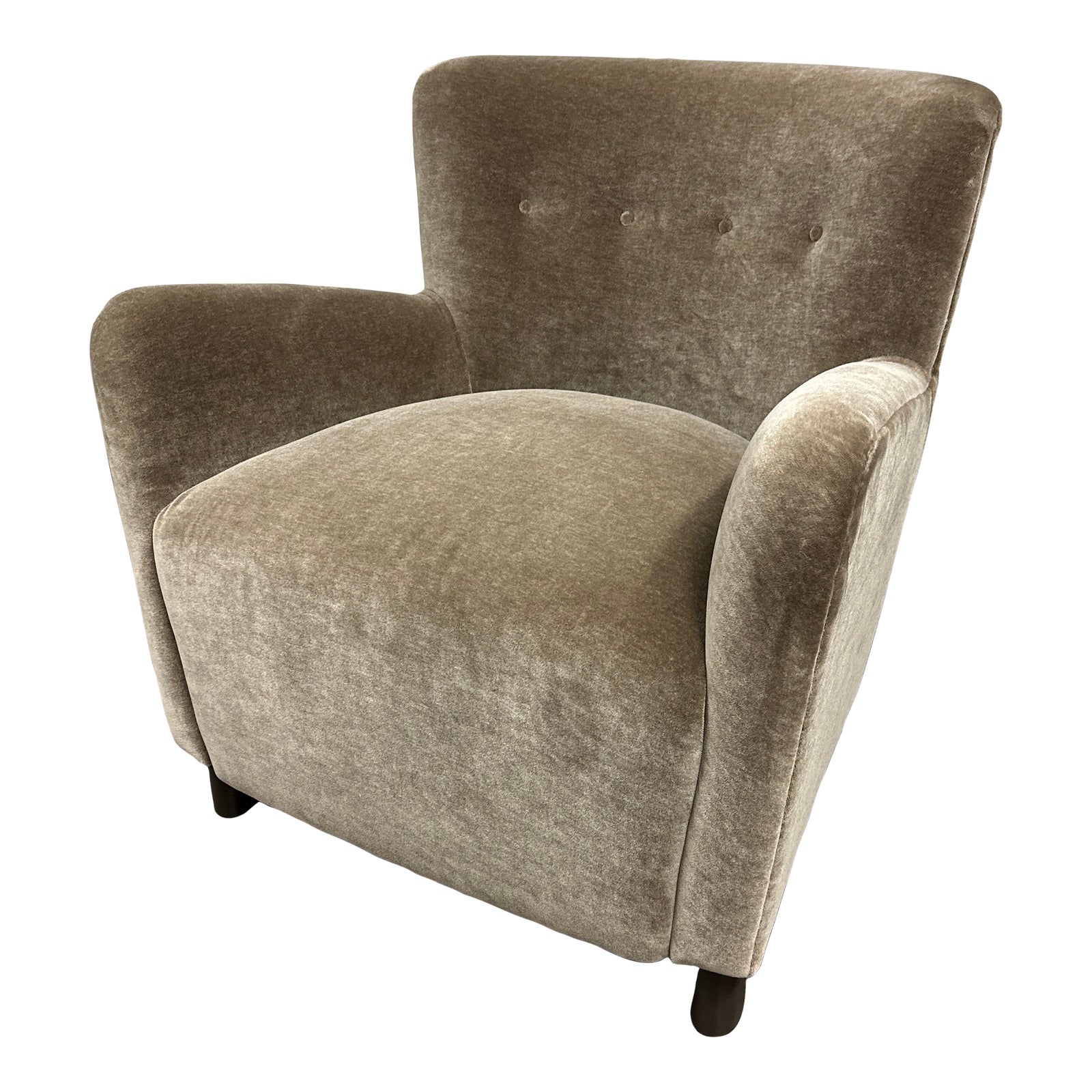 Custom Design Lounge Arm Chair | Chairish