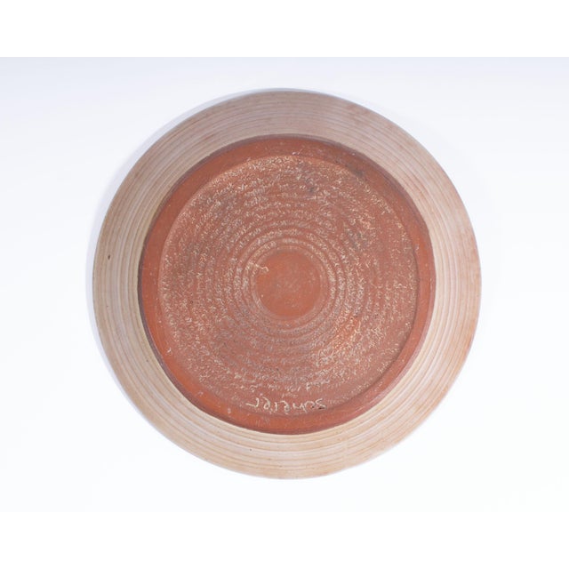 Edwin and Mary Scheier Signed Studio Pottery Dish | Chairish