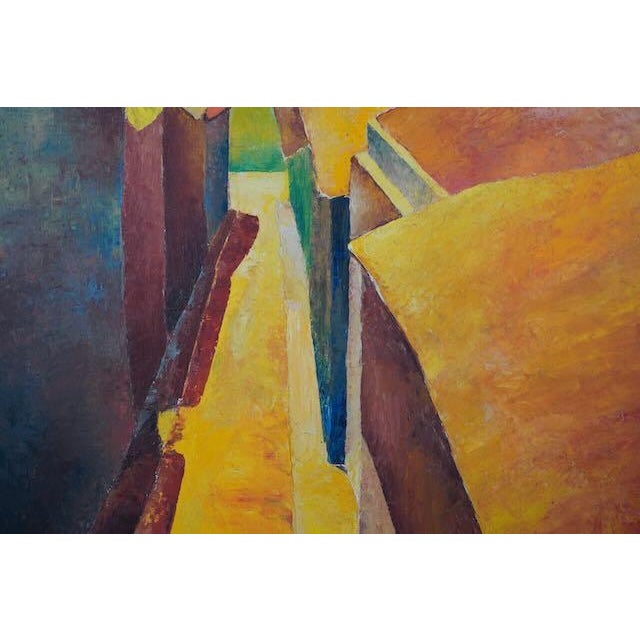 Walter Houk - Siesta Time: A Street in Quito, Ecuador - 1940s Oil on ...