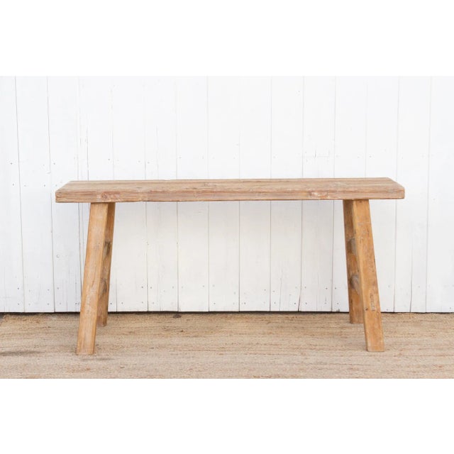 Rustic Farmhouse Console Table | Chairish
