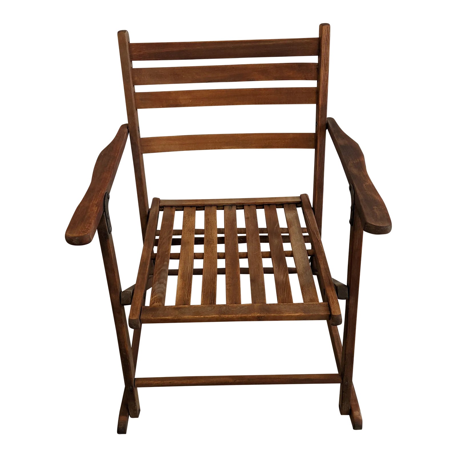 1930s Vintage Folding Rocking Chair | Chairish