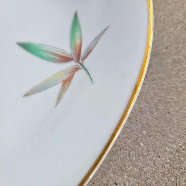 1960s Noritake Bamboo Canton 22k Gold Platter | Chairish