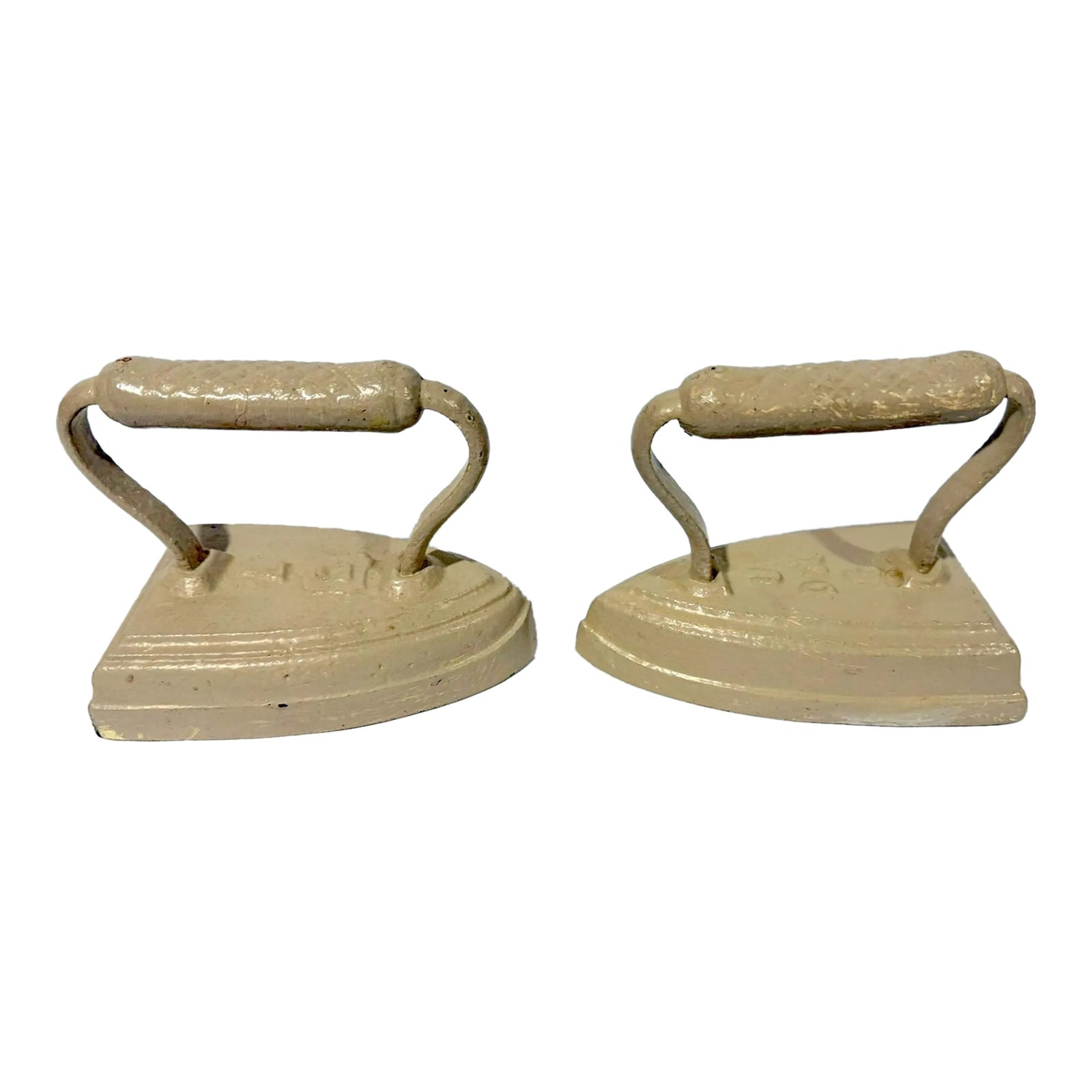 Pair of Early 20th Century Clothes Irons | Chairish