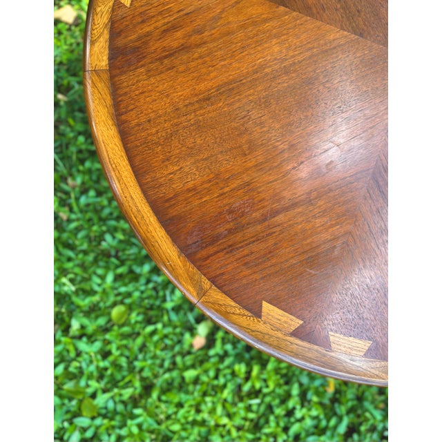 Mid 20th Century Vintage Lane Acclaim Round Coffee Table With Dovetail ...