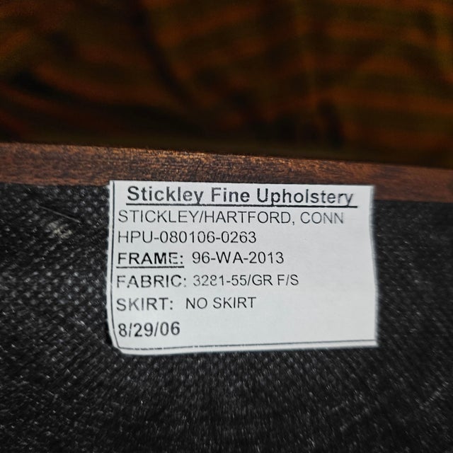 Pair of Colonial Williamsburg Wingback Chairs by Stickley | Chairish