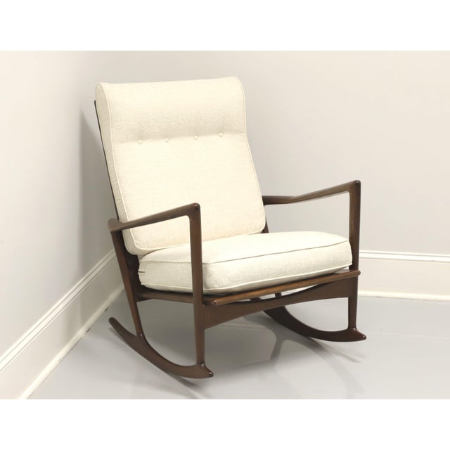 Danish Mid Century Modern Sculpted Rocking Chair by Ib Kofod-Larsen for ...
