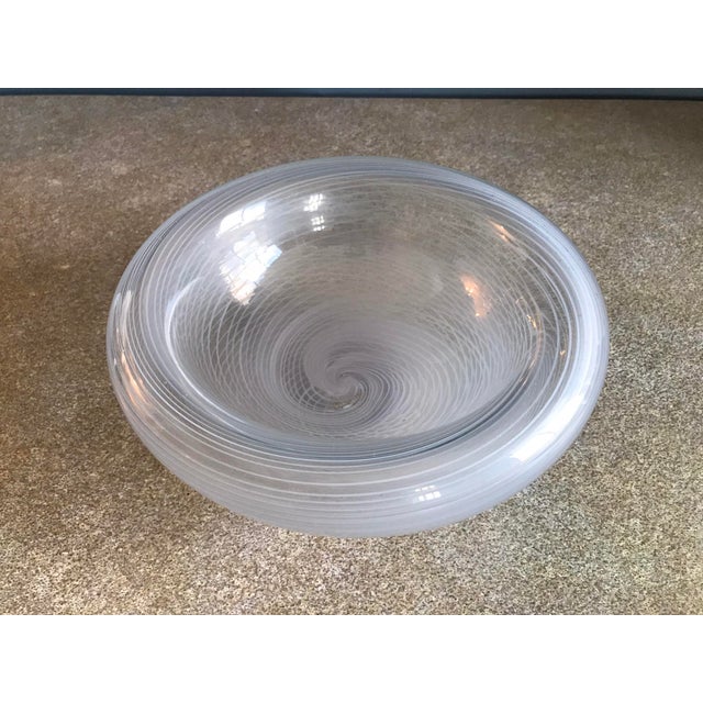 Vintage Double Walled Swirled Glass Bowl by the Hotmire Collective ...