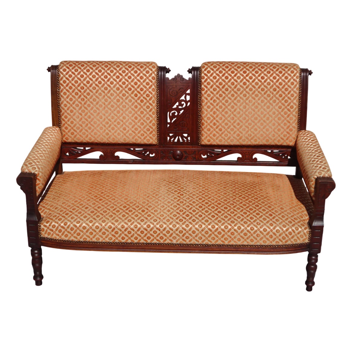 Louis XV Two-Seater Bench, 1950s | Chairish