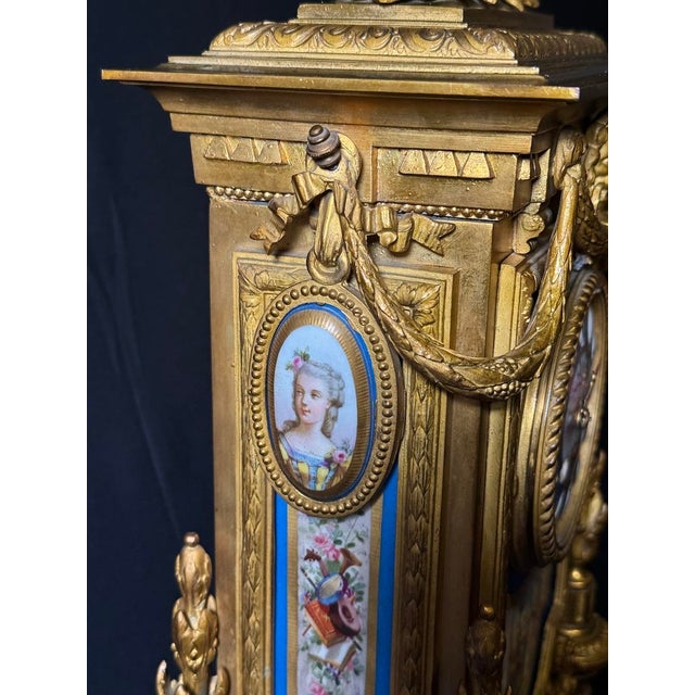 Mid 19th Century French Louis XVI XL Chimney Table Clock - Original ...