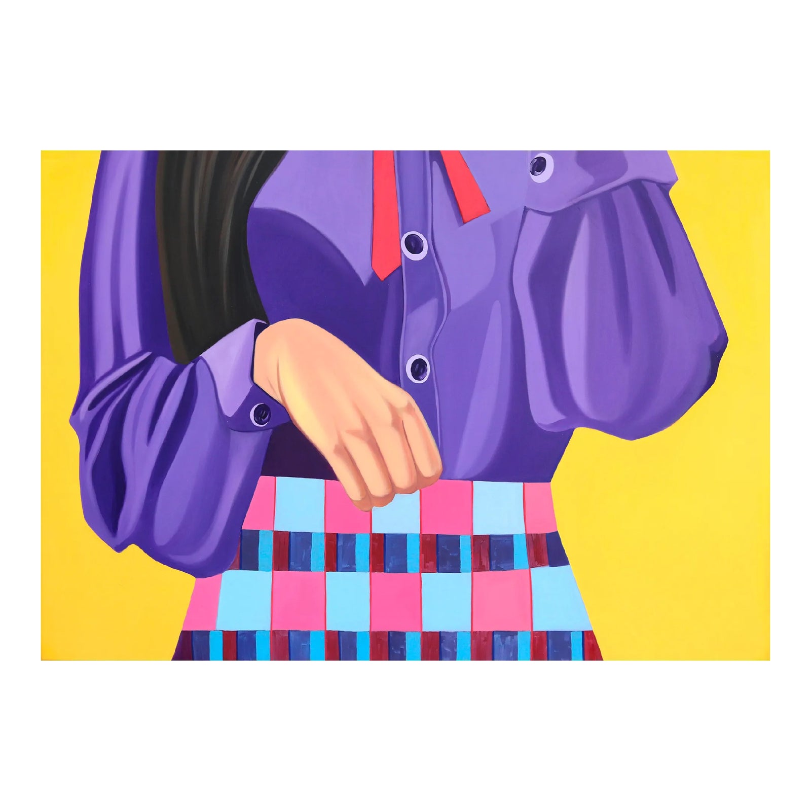 "Ribbons" Original Artwork by Darwin Estacio Martinez | Chairish