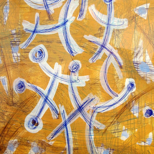 Mid-Century Abstract Painting by California Artist Robert Gilberg ...