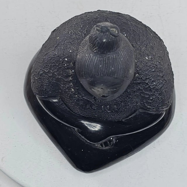 Mid 20th Century Dona Rosa Signed Oaxaca Black Clay Woman Figurine ...