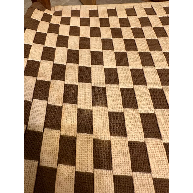 Mid 20th Century Shaker Maple Hardwood Low Back Chair Hand Woven ...