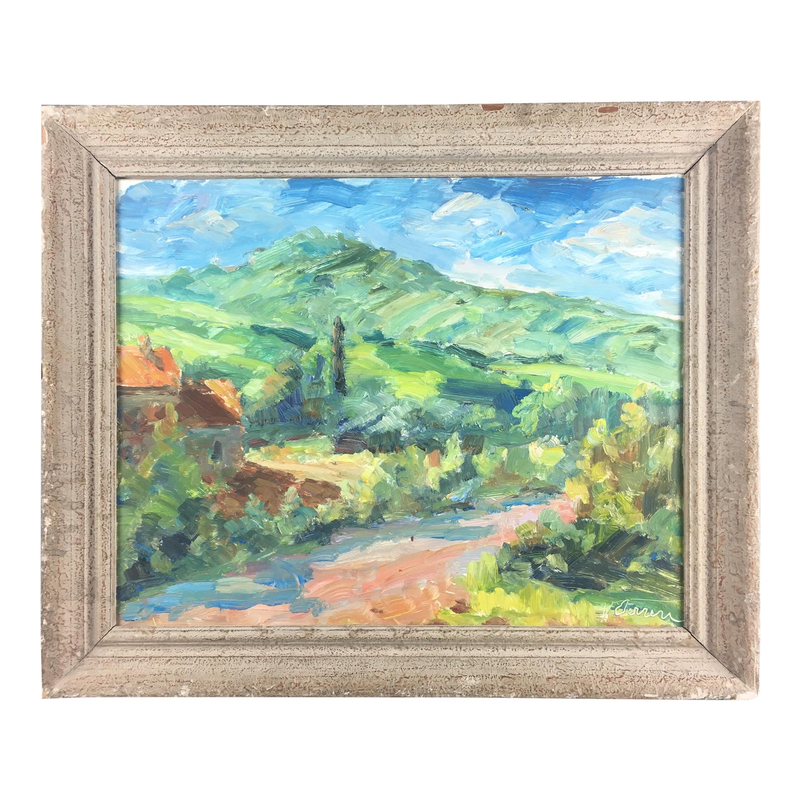 French Post Impressionist Provencal Landscape Painting by Victor ...