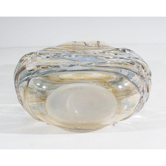 Art Glass Vase Signed by Ion Tamaian | Chairish