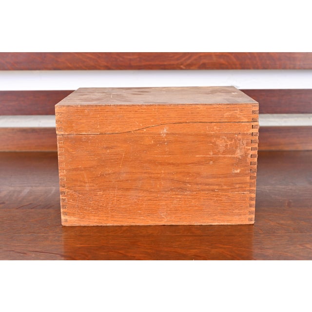 Antique Globe Wernicke Filing Box From Frank Lloyd Wright's DeRhodes ...