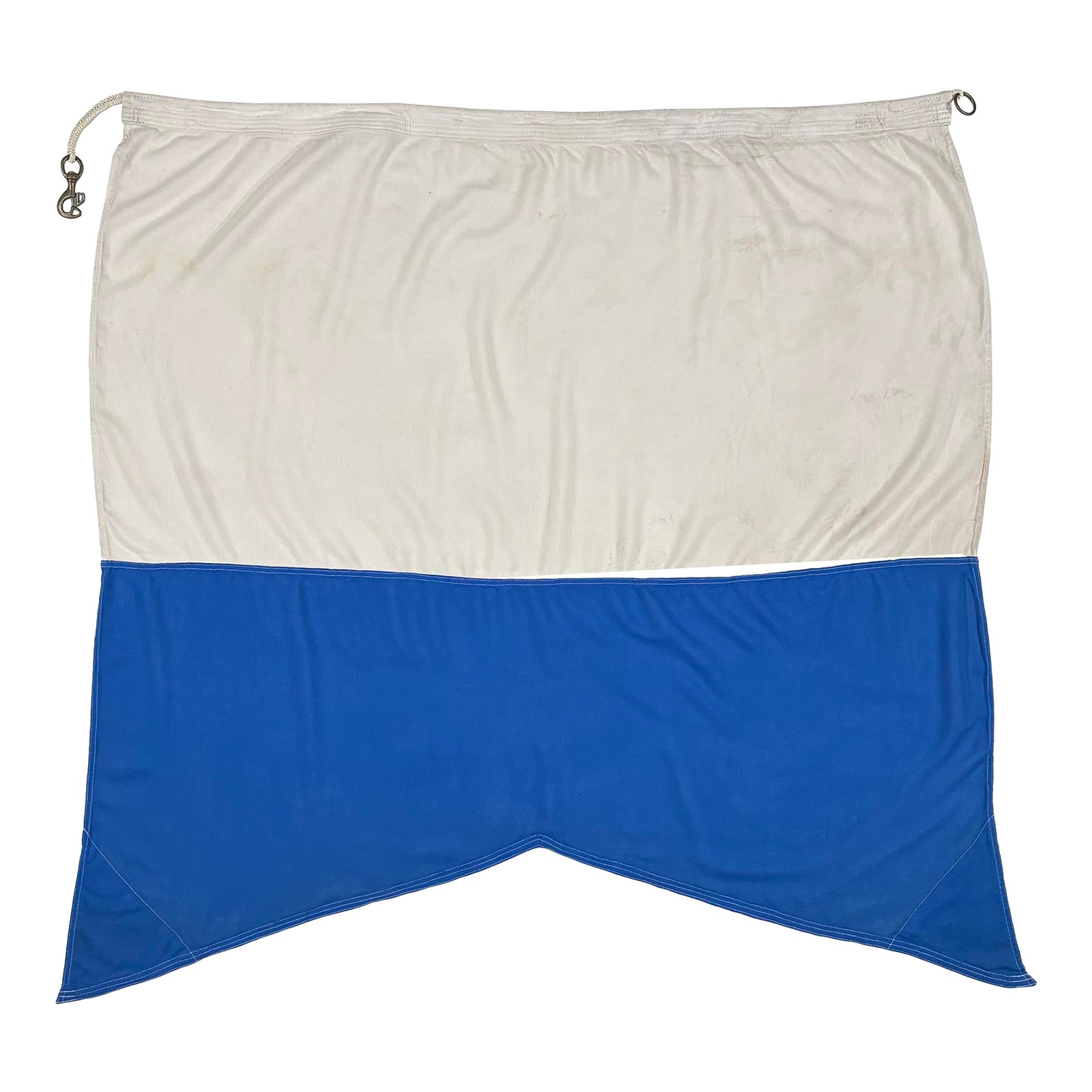 Large Vintage Sewn Nautical Signal Flag | Chairish