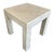 Bone and Resin Striped Mod Side Table Malena Stripped Side Table by ...