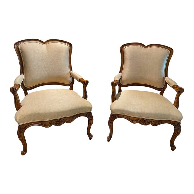 Pair of 2000s Century Provence Chairs | Chairish