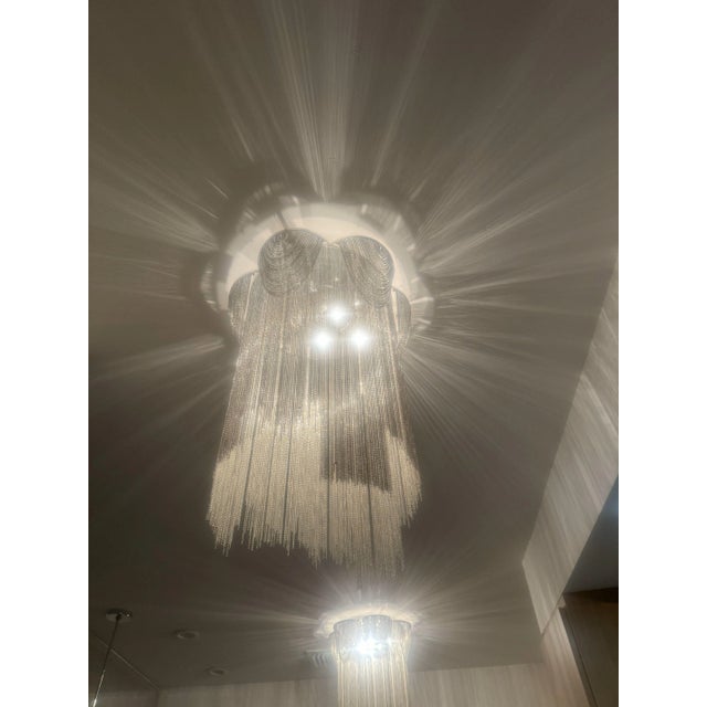 Cyan Design Silver Chain Lights, Pair | Chairish