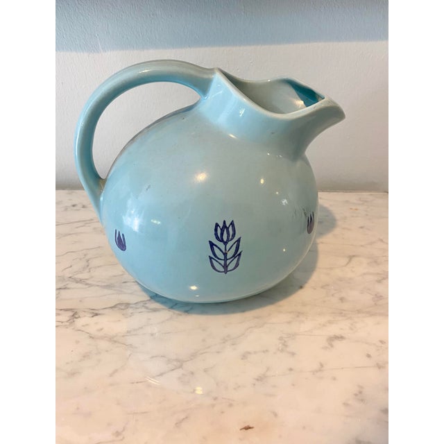 Vintage Hall Pottery Pitcher | Chairish