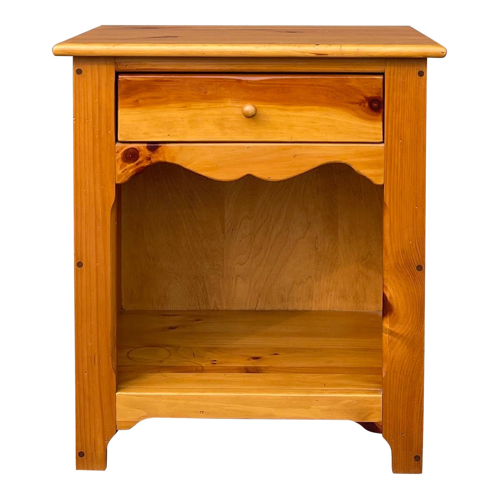 2000s Ethan Allen Country Craftsman Collection Rustic Traditional Pine ...