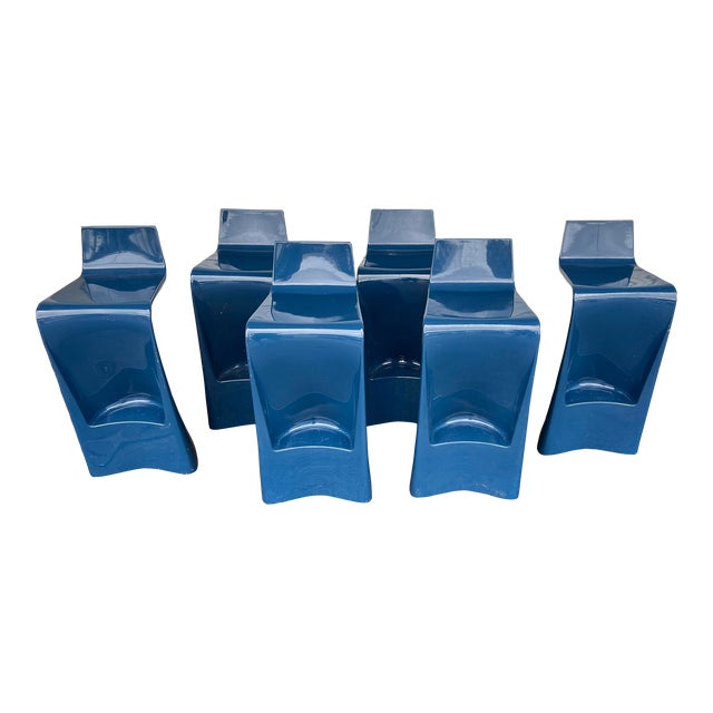 Late 20th Century Vondom Wing by A-Cero Outdoor Bar Stools-Set of 6 ...