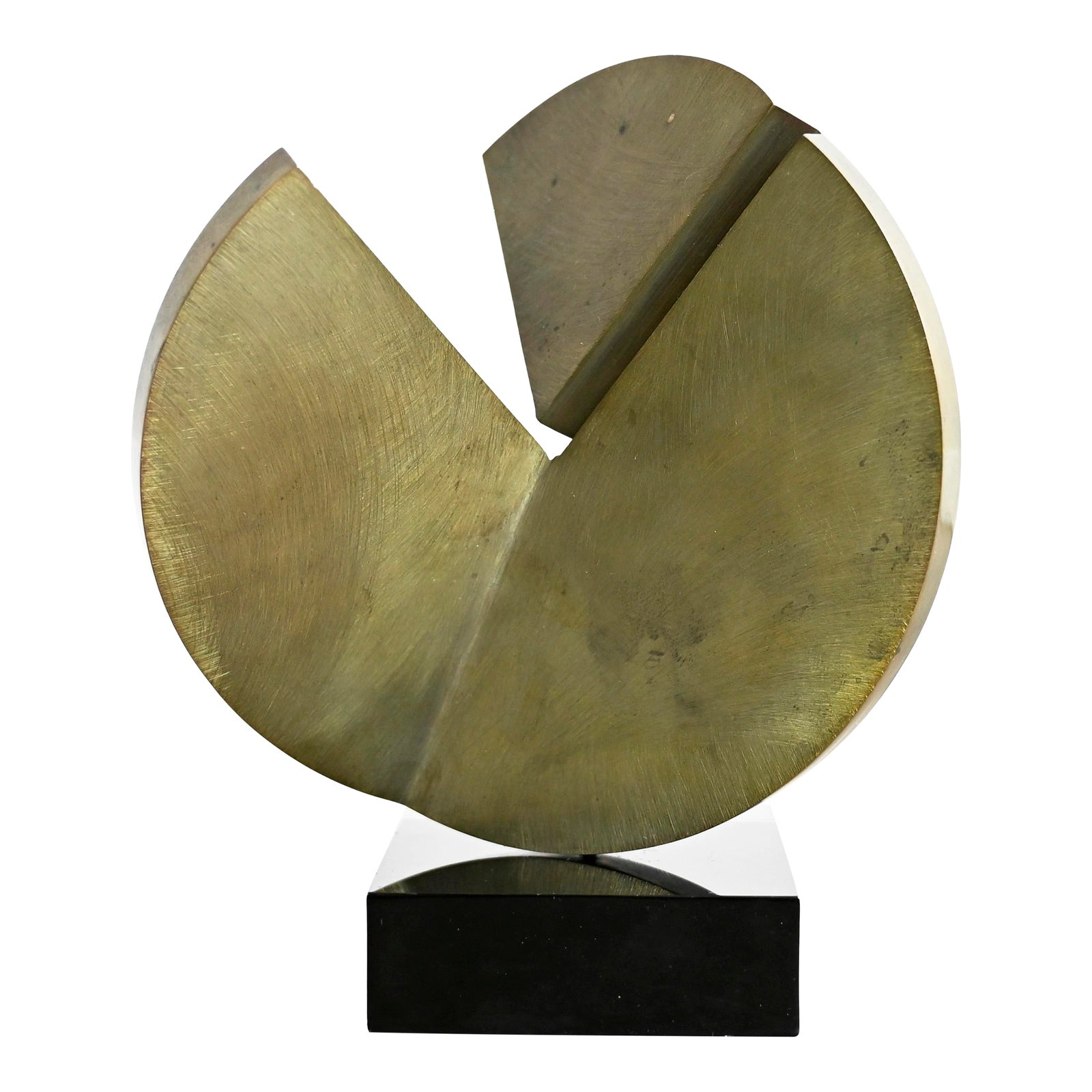 Vintage Brass Sculpture by Gordon Hammond Smith | Chairish
