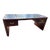 Alex Stuart Vintage Modern Inlaid Leather Mahogany Executive Desk ...