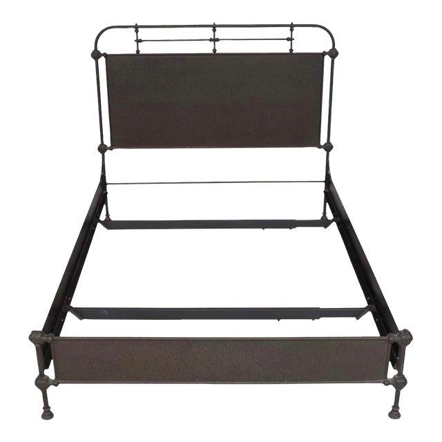 Restoration Hardware Iron Bed Queen | Chairish Restoration Hardware Iron Bed Queen | Chairish