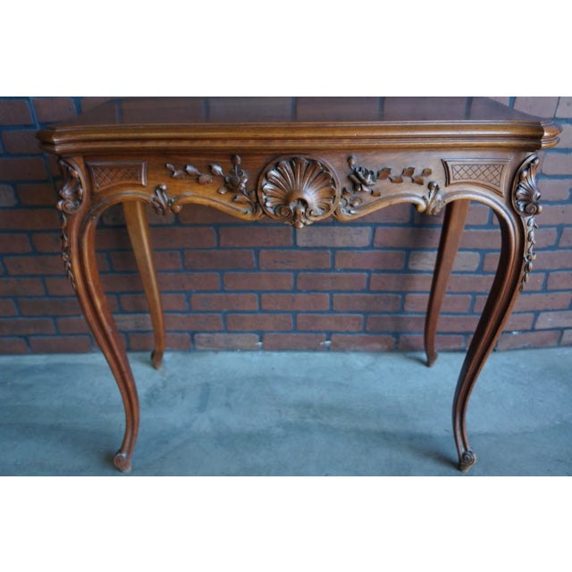 French Antique Louis XV Game Table | Chairish