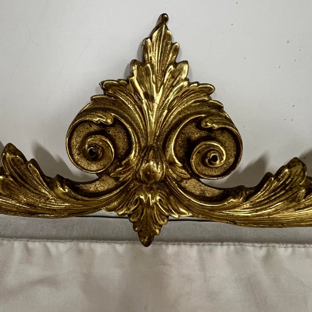 Brass Acanthus Pediment | Chairish