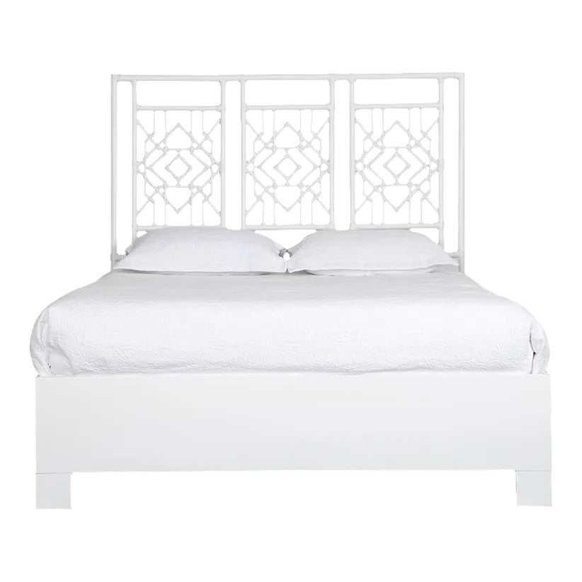 Tulum Bed Queen - White | Chairish