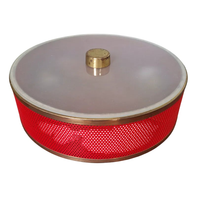 Hublot Ceiling Light from Lunel, 1950s | Chairish