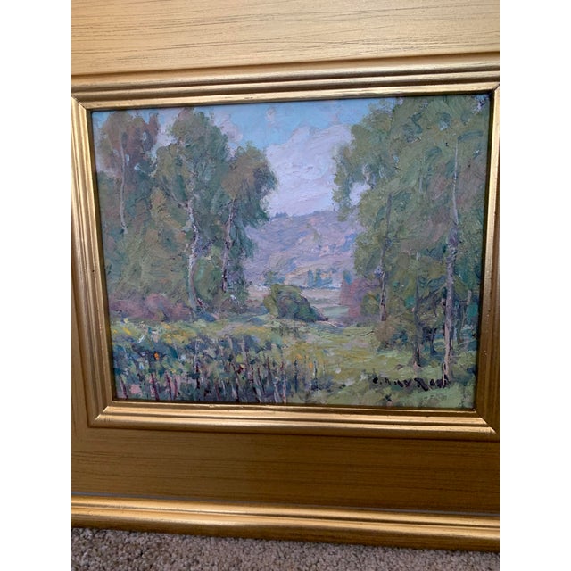 Signed Gary Ray Oil Painting With Gold Frame, California's "Santa ...