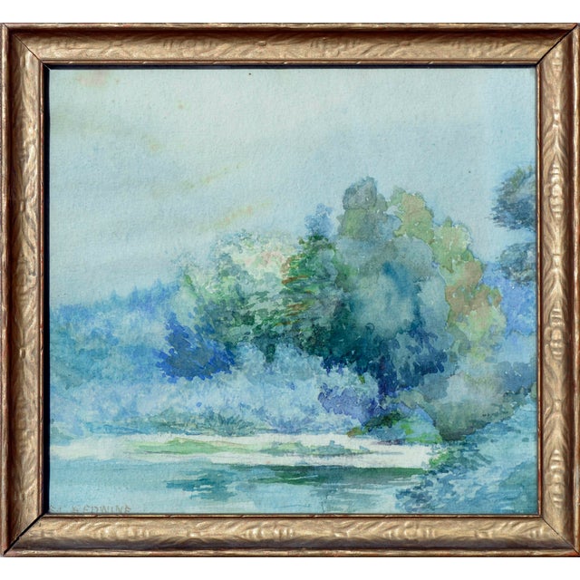 At Water's Edge by Emma Lou Redwine | Chairish