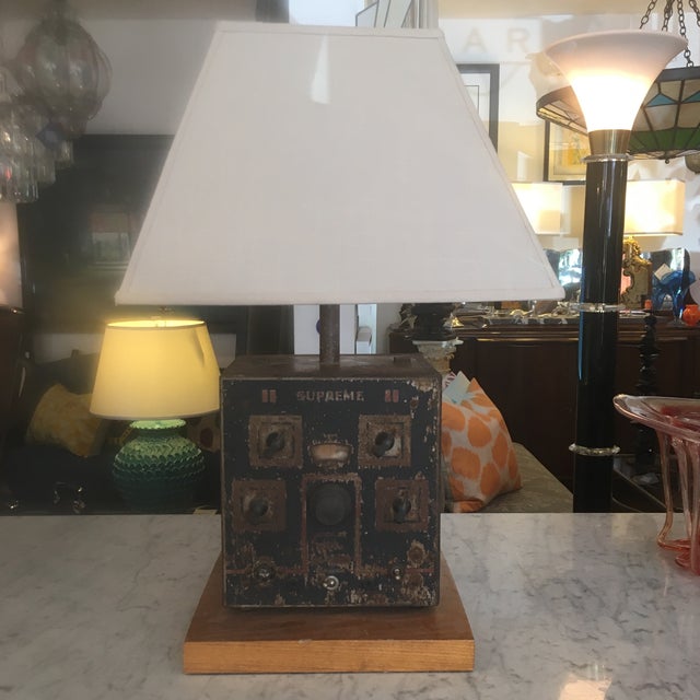 Vintage Transistor Radio Repurposed Into Tabletop/ Desktop Lamp | Chairish