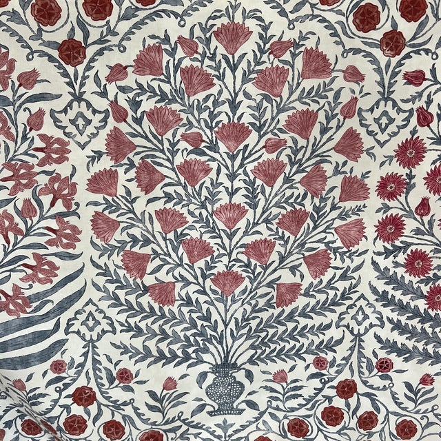 Oscar De La Renta for Lee Jofa Sameera Cotton Fabric - 2 Yards | Chairish