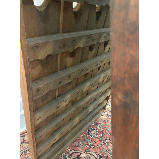 Early 20th Century Riddling Rack for Wine Bottles | Chairish