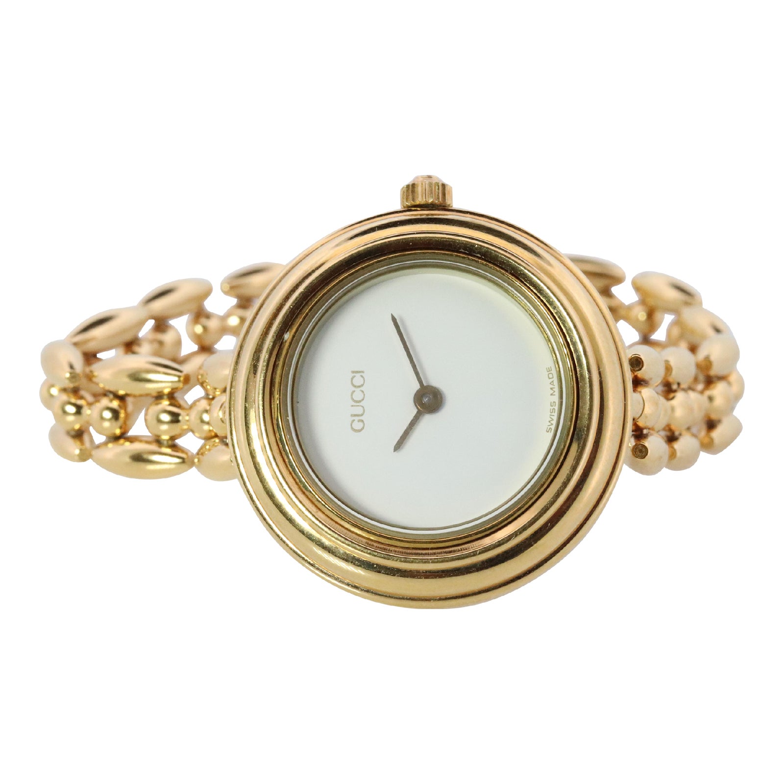 Vintage Gucci Quartz 11/12.2 Watch Timepiece. Gucci Ladies Gold Watch ...