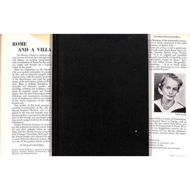 "Rome and a Villa" 1952 Clark, Eleanor | Chairish